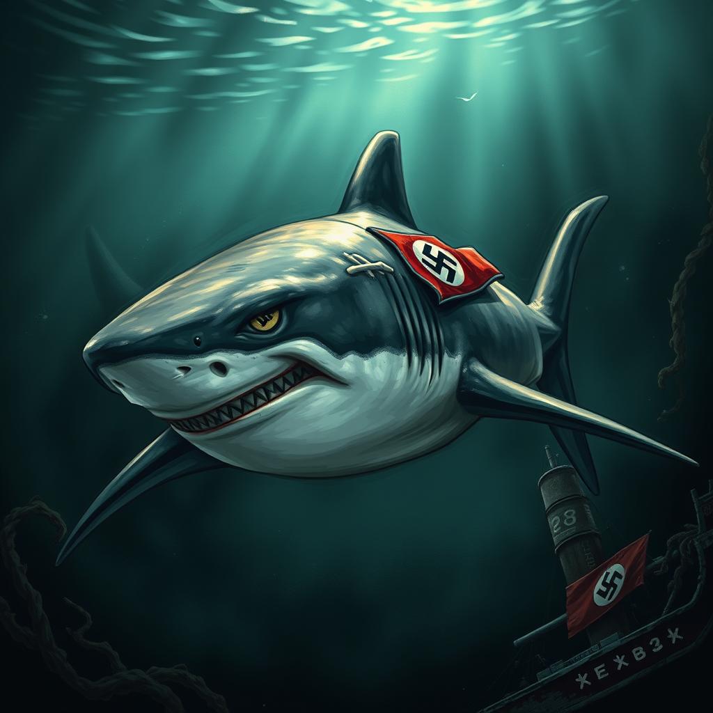 Nazi Shark: A Dark Encounter Beneath the Waves