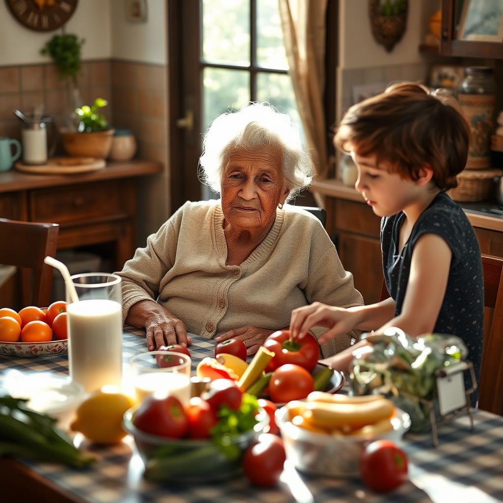 Nourishing Hope: A Gentle Kitchen Scene