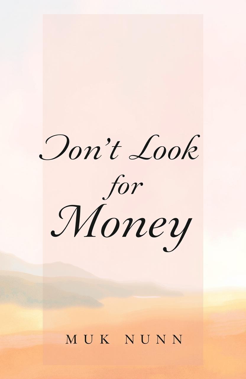 Don't Look for Money: A Stunning Impressionist-Inspired Book Cover
