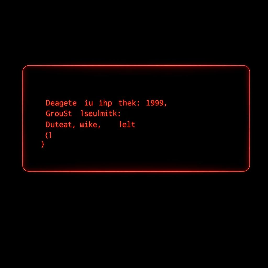 Elevate Your Tech Aesthetic: Sleek Terminal Interface