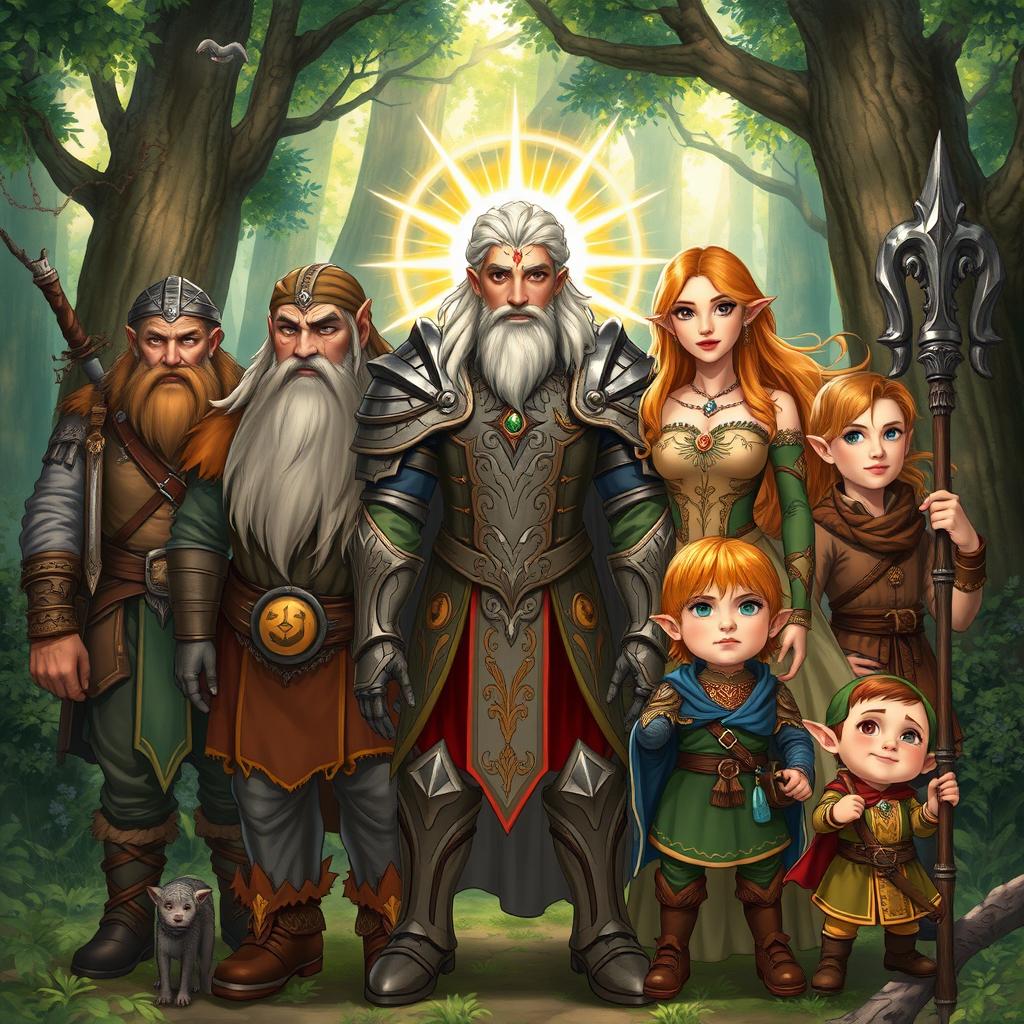 Epic Fantasy: Diverse Adventurers Unite