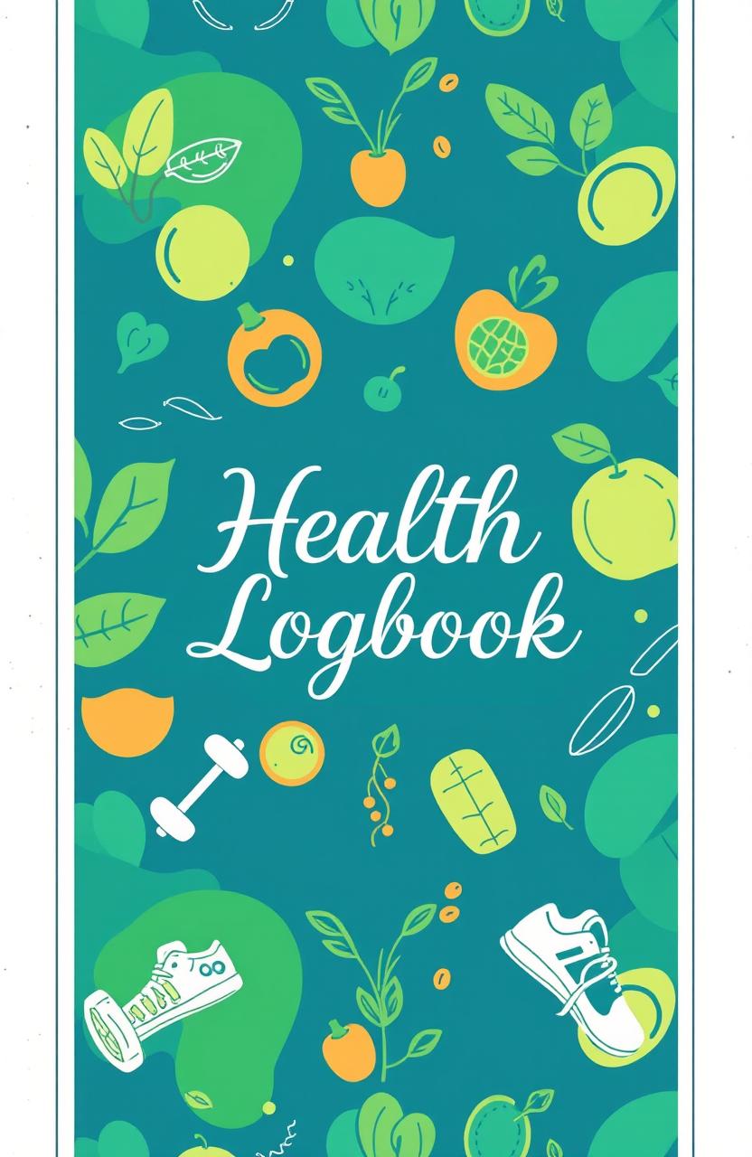 Vibrant Health Logbook Cover Design