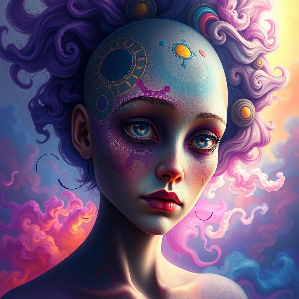 Mystical One-Eyed Portrait