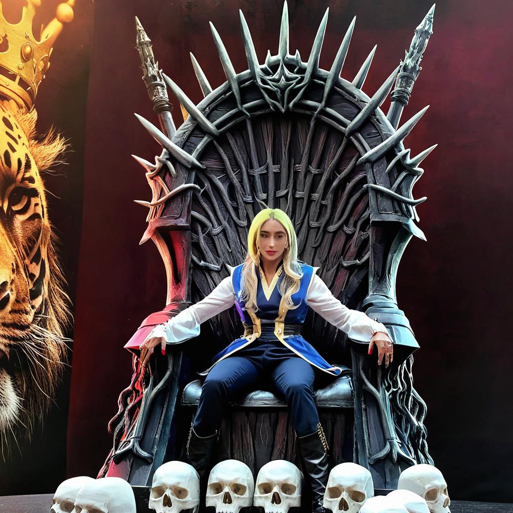 Experience the Majesty of a Royal Throne in an Opulent Palace