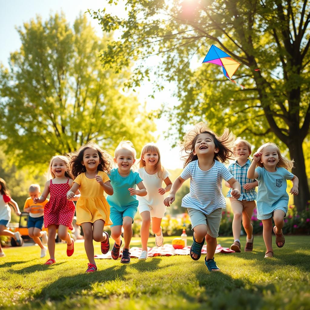 Pure Joy: Children at Play in the Park
