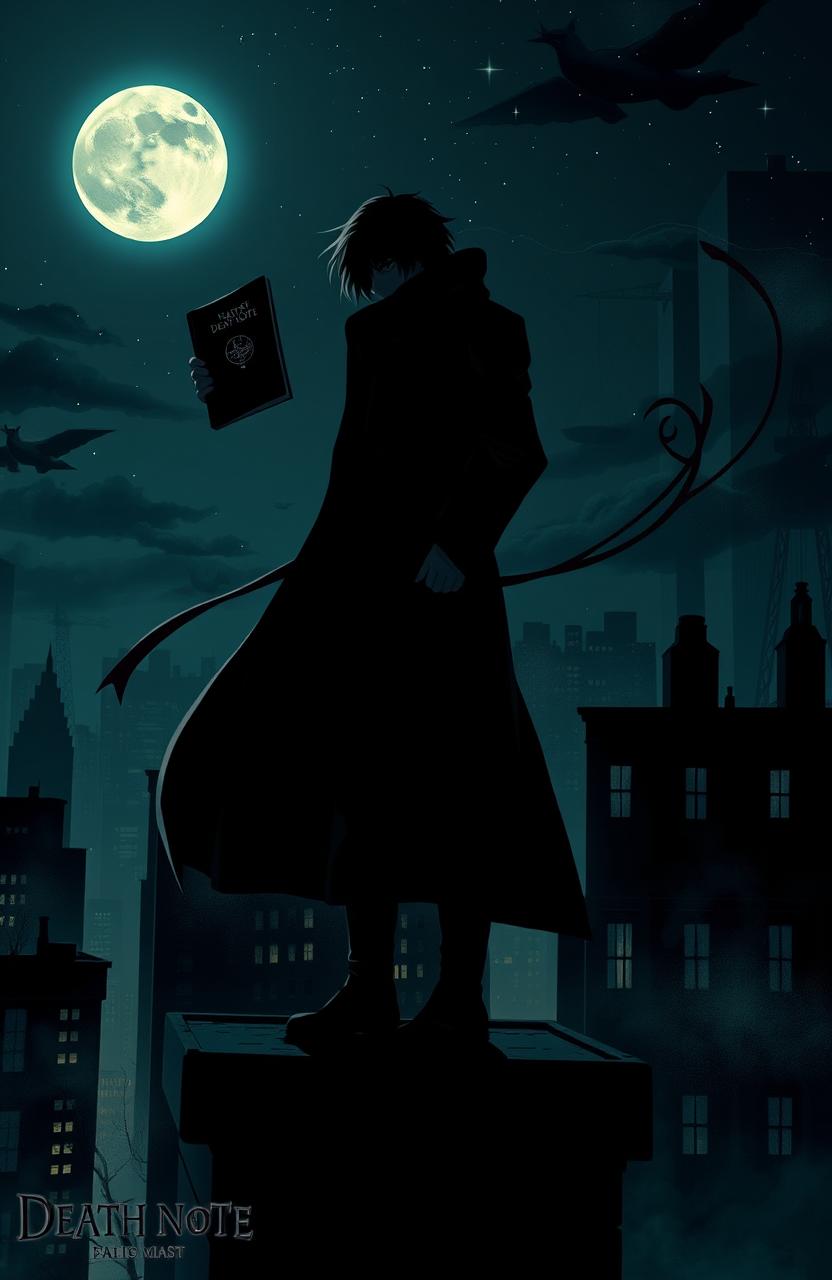 Mysterious Atmosphere: Dark Urban 'Death Note' Scene