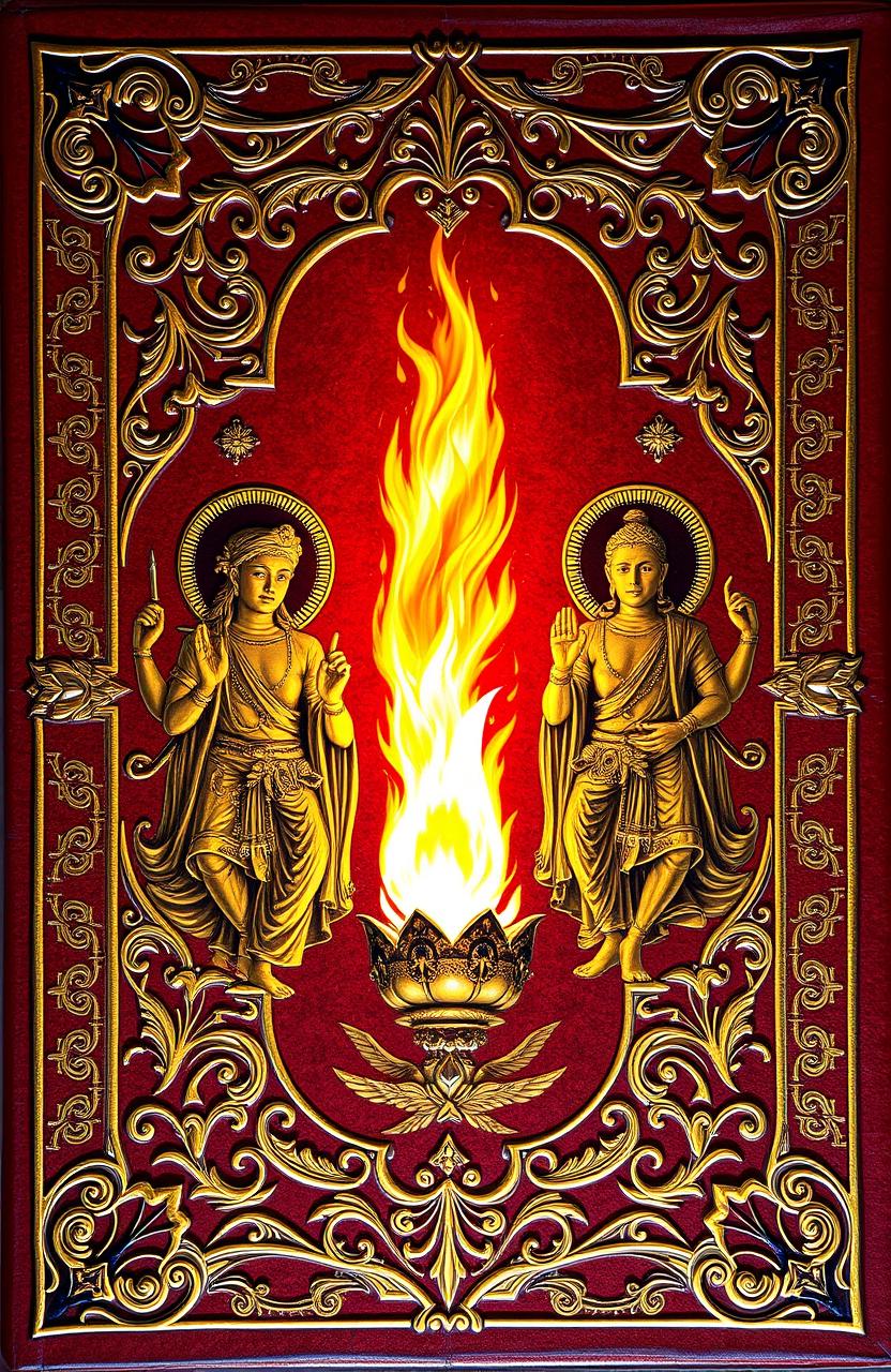 Unlock Mysteries: Ornate Ancient Book Cover