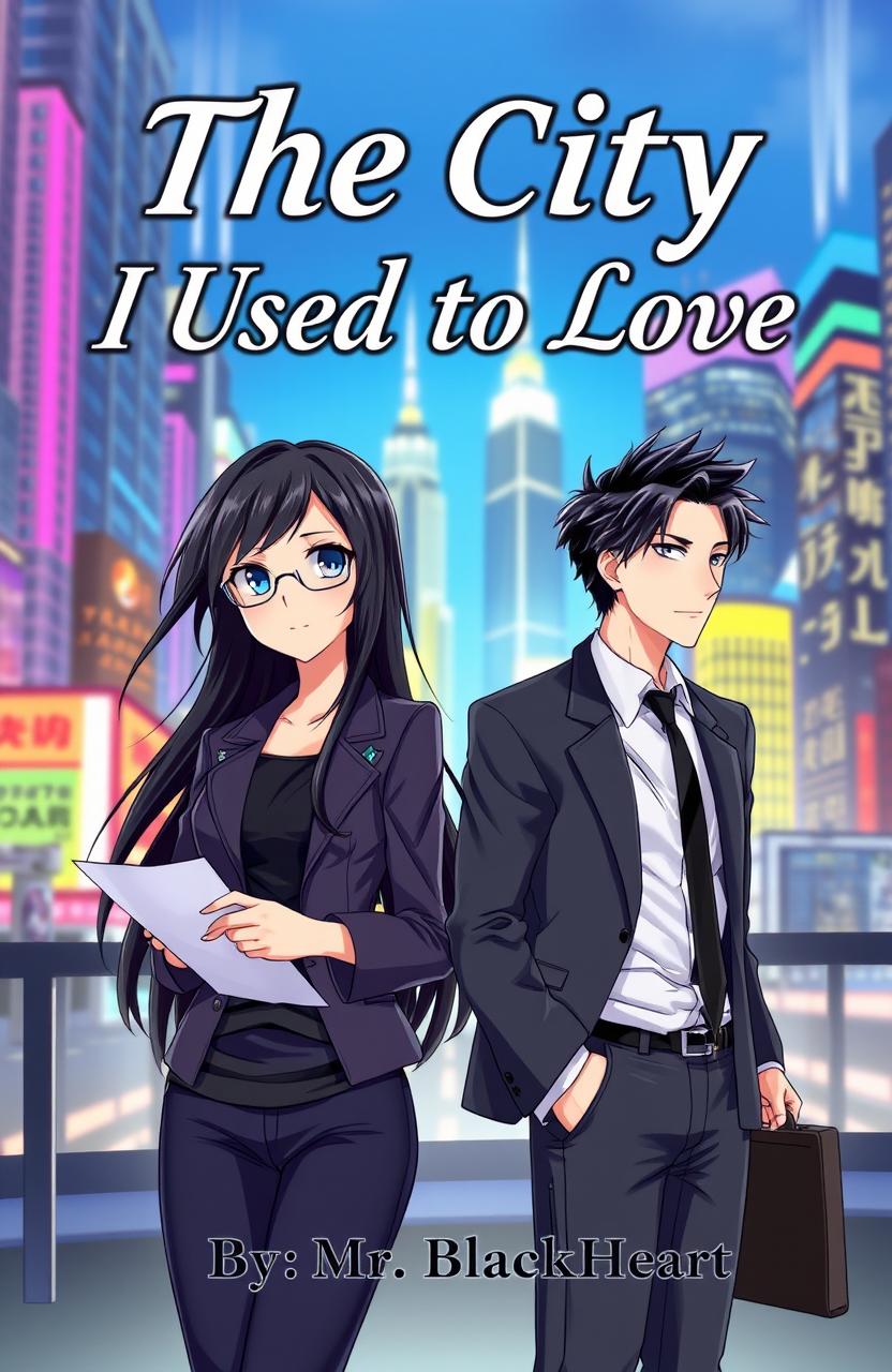 Unleash Your Story: Anime Journalist Book Cover Design
