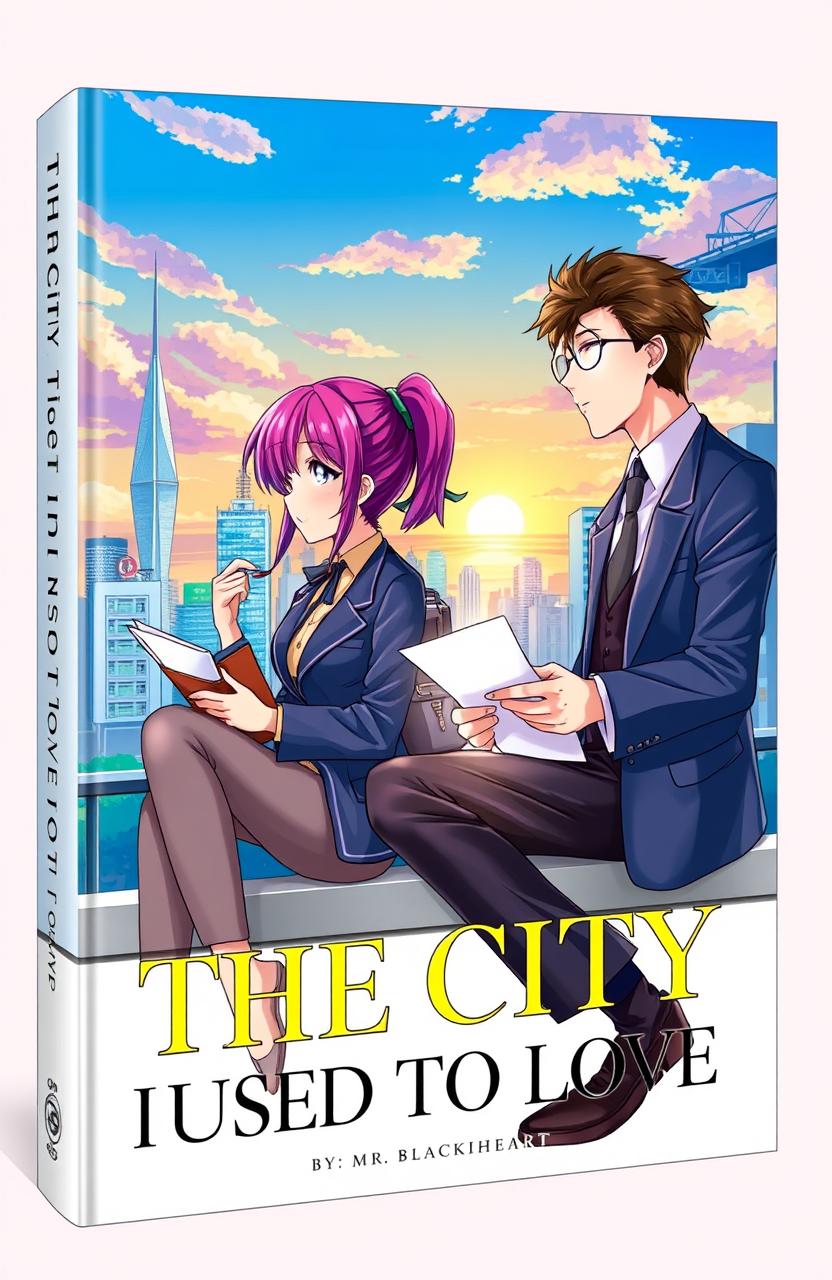 Unleash Your Imagination: Book Cover with Anime Duo
