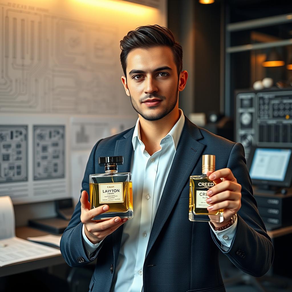 Sleek Engineer with Signature Scents