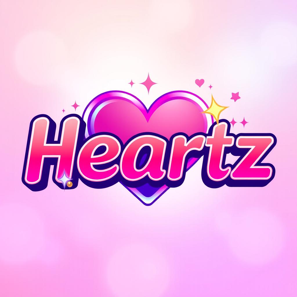 Heartz: A Vibrant K-Pop Inspired Logo