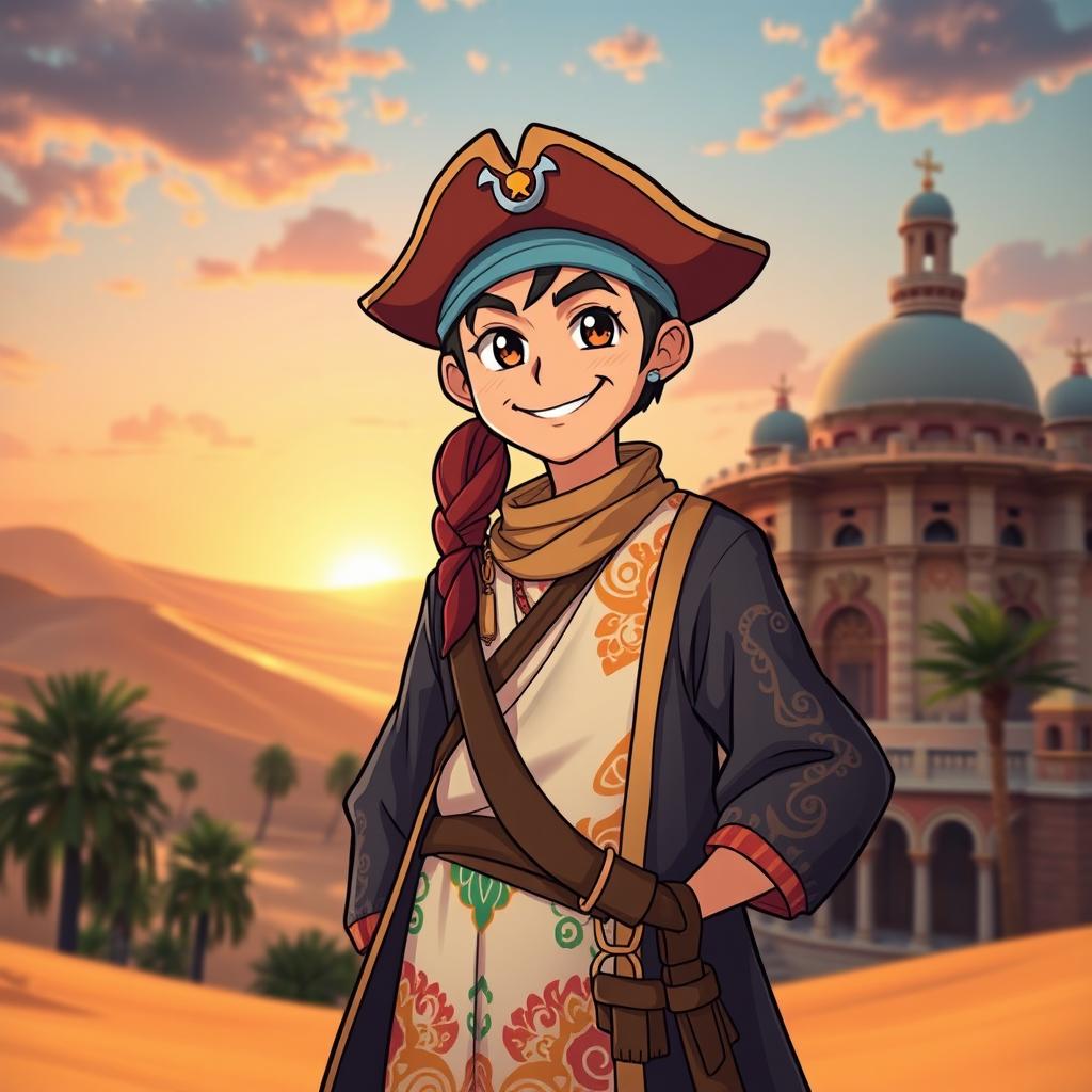 Anime Pirate Meets Omani Culture