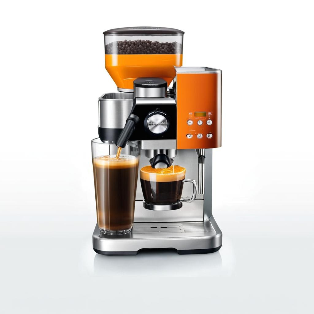 Sleek Modern Coffee Maker: A Vibrant Showcase of Innovation