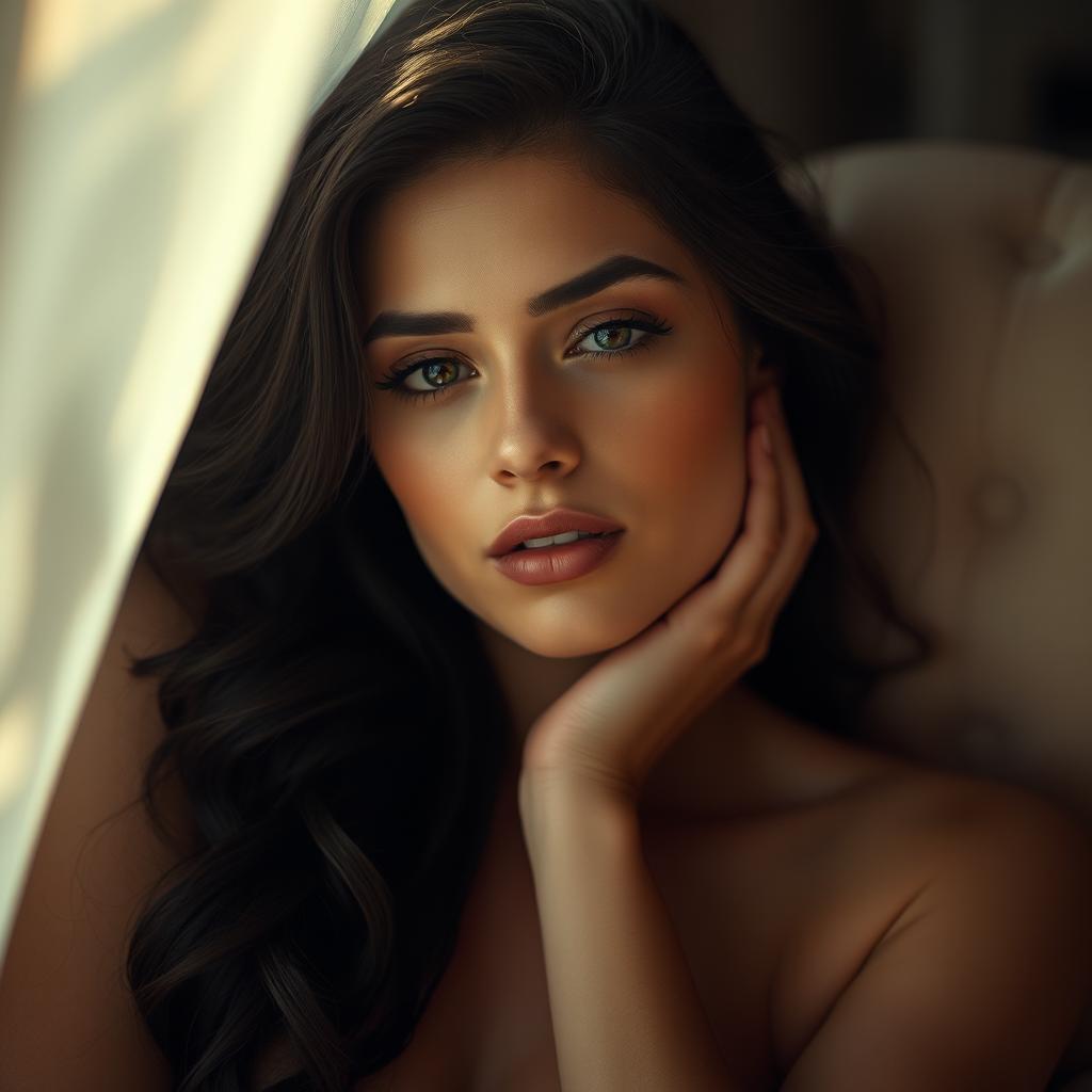 Intimate Elegance: Artistic Sensuality in Light and Shadows