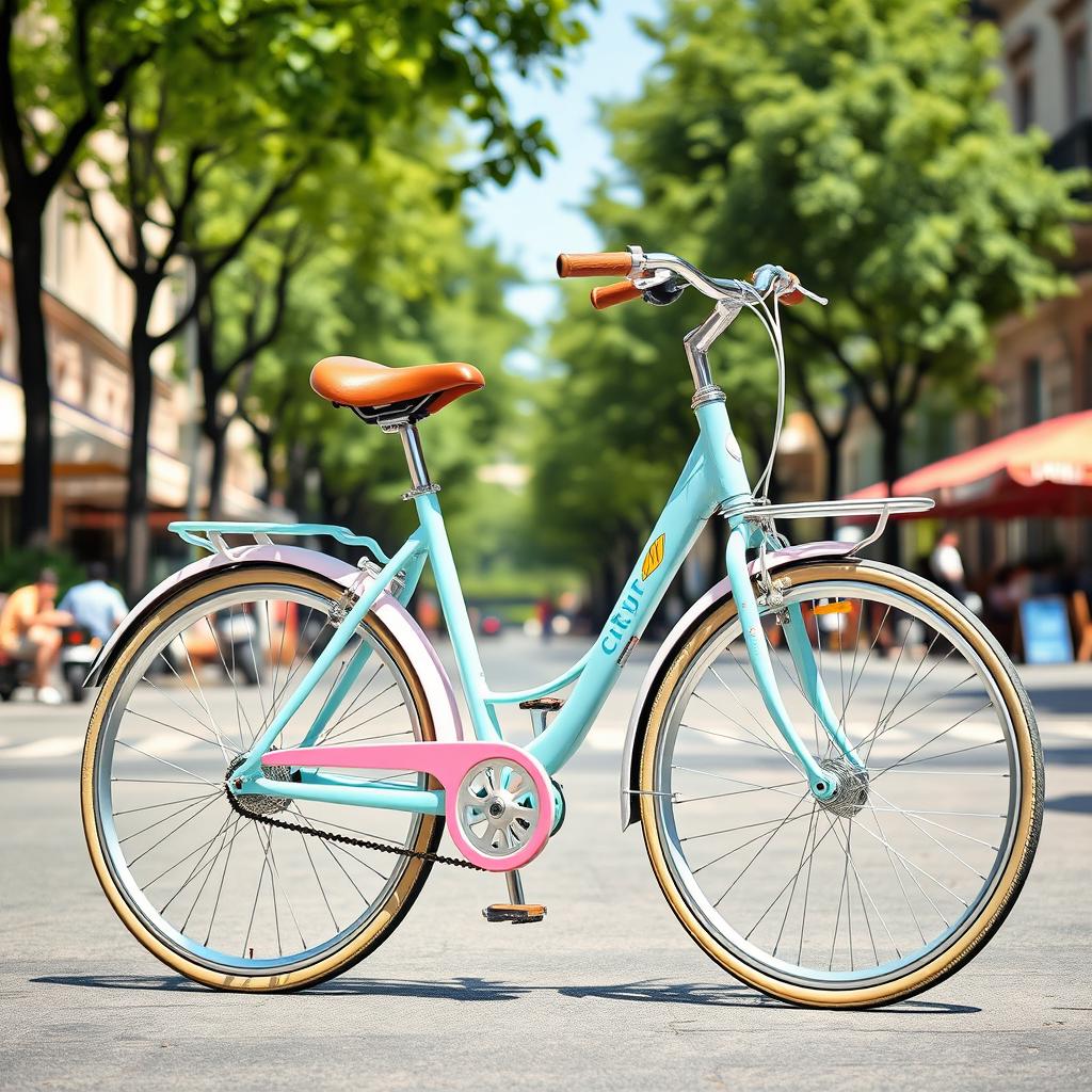 Sleek Urban Commuter Bicycle: Style Meets Functionality