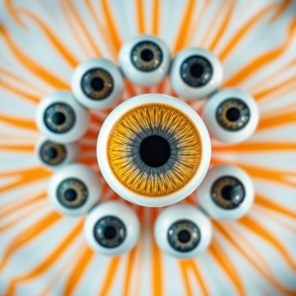 Mind-Bending Eyeballs: A Close-Up Circular Pattern
