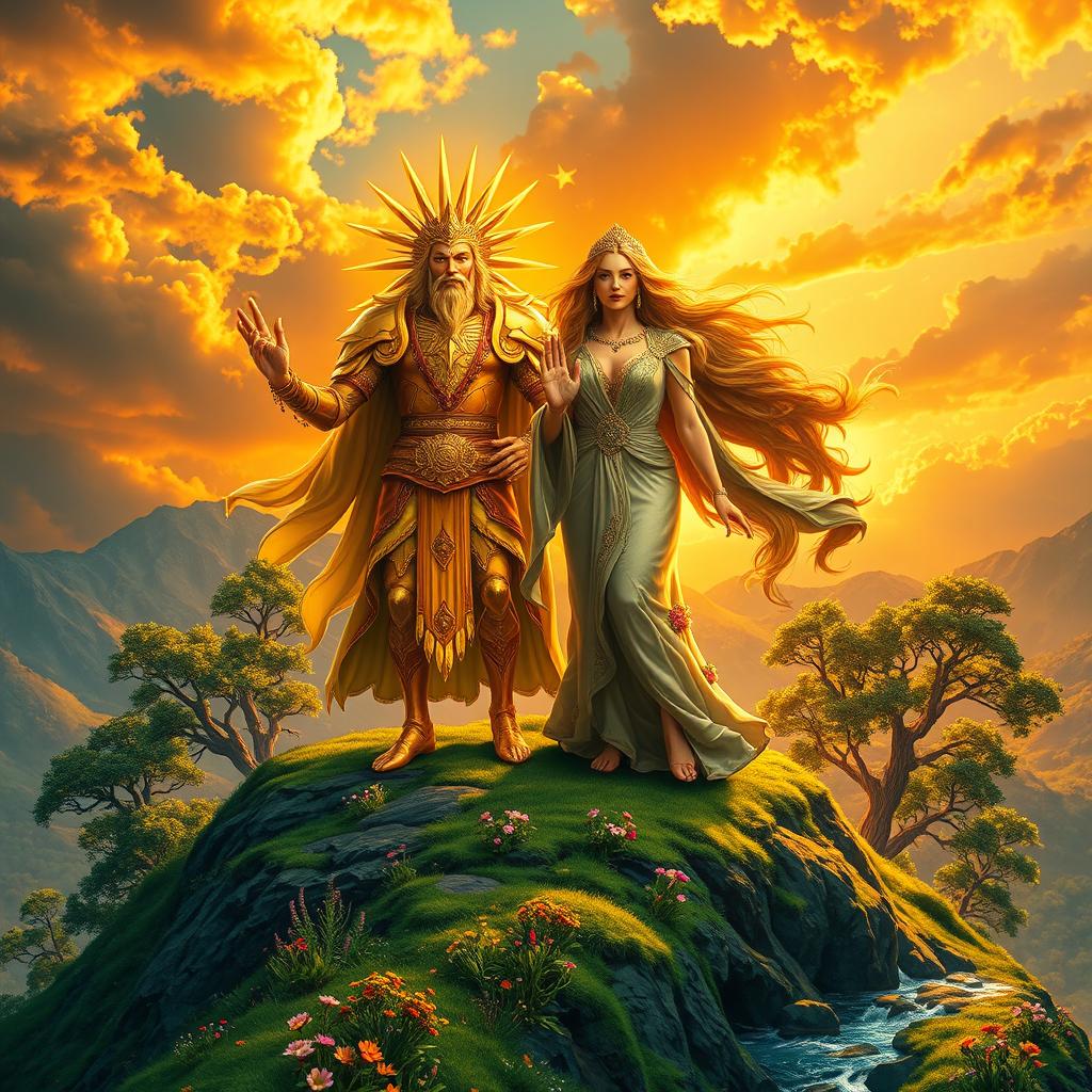 A Divine Encounter: God of Sun & Mother Earth
