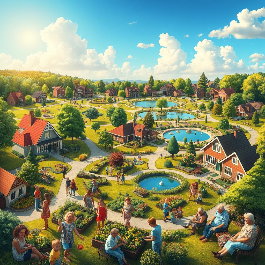 Discover Your Dream Community: Colorful Gardens & Winding Paths