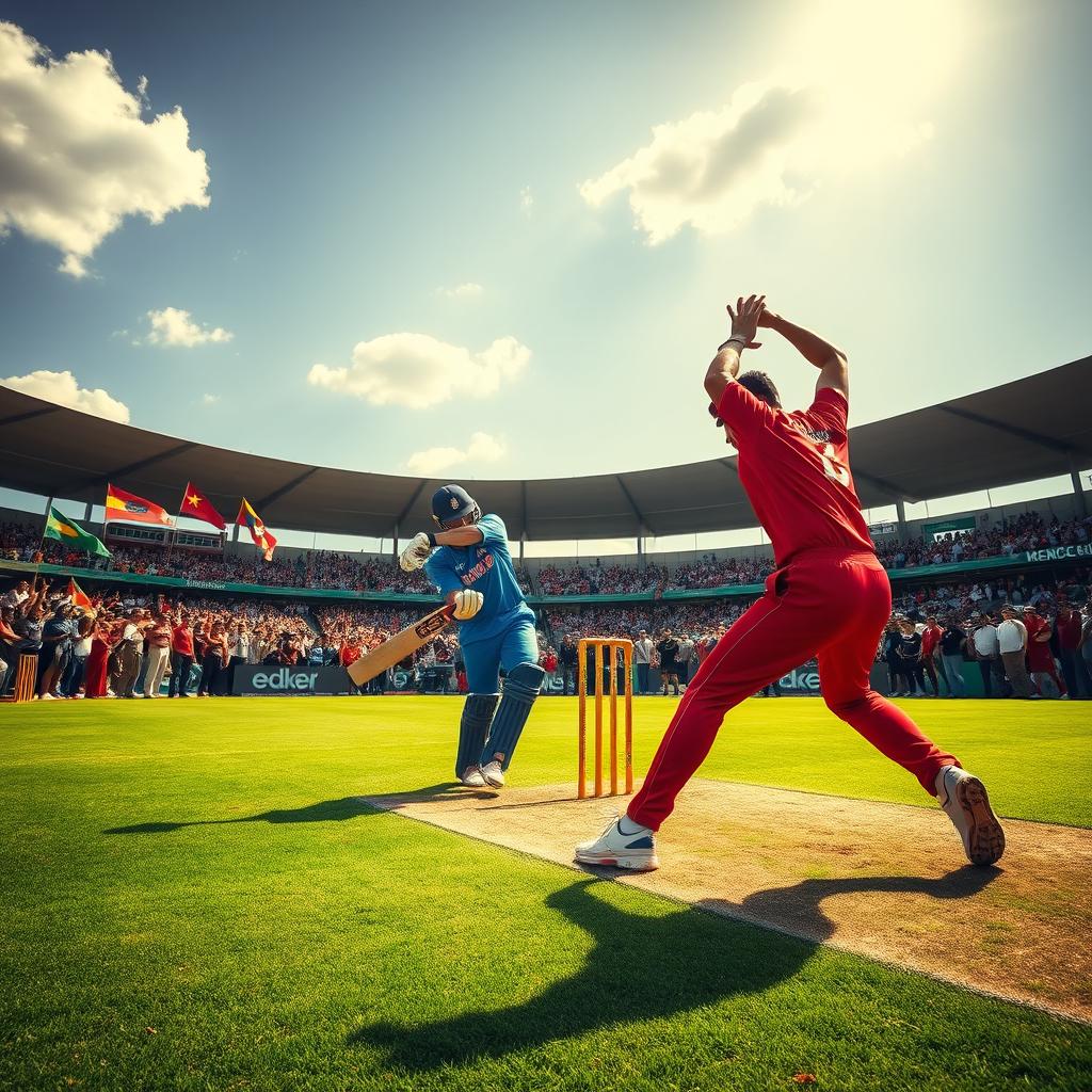 Tension on the Field: A Dramatic Cricket Moment