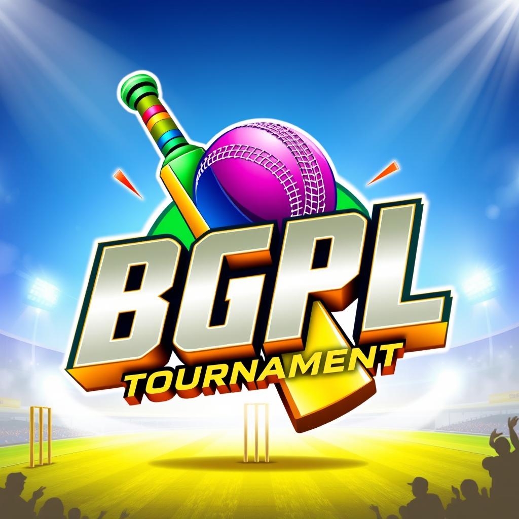 Unleash Your Passion: BGPL Cricket Tournament Logo