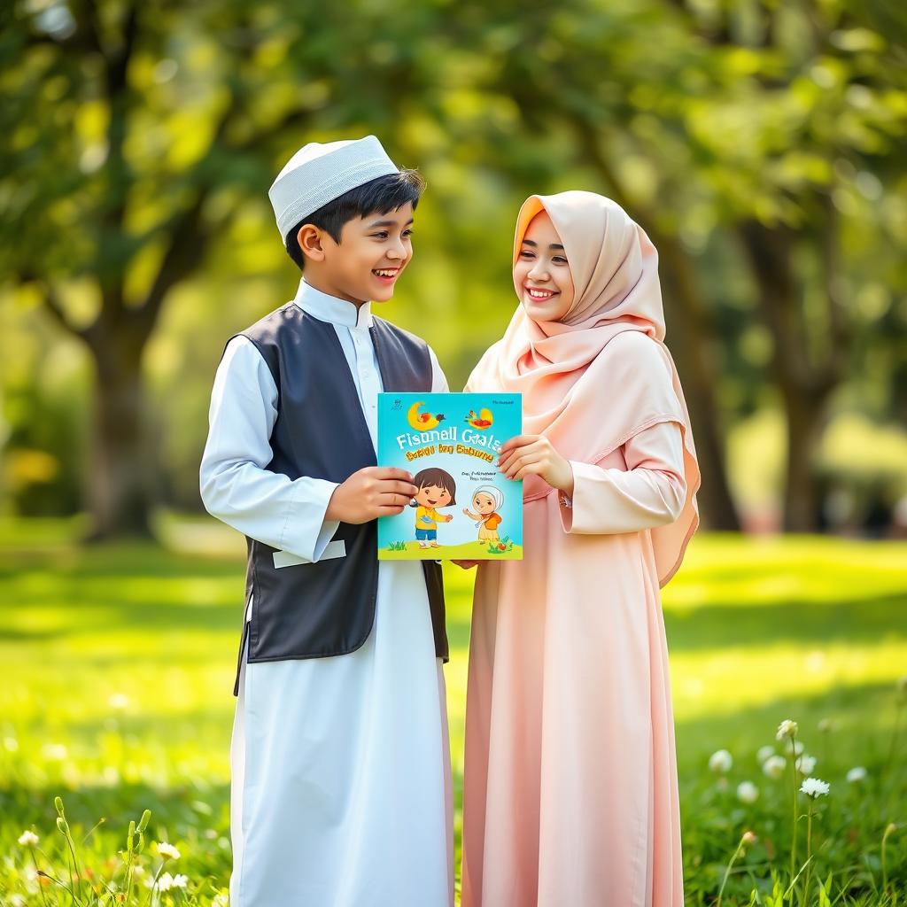 Joyful Learning: Celebrating Friendship in Islamic School Uniforms