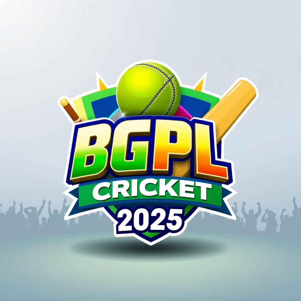 BGPL Cricket Tournament 2025 - Dynamic 3D Logo