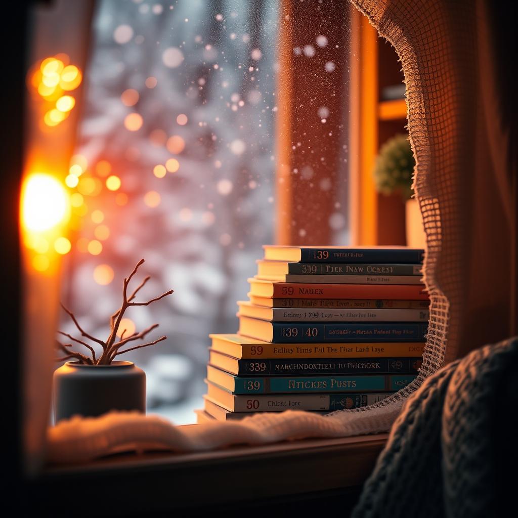 Cozy Winter Vibes: A Scene Through the Window