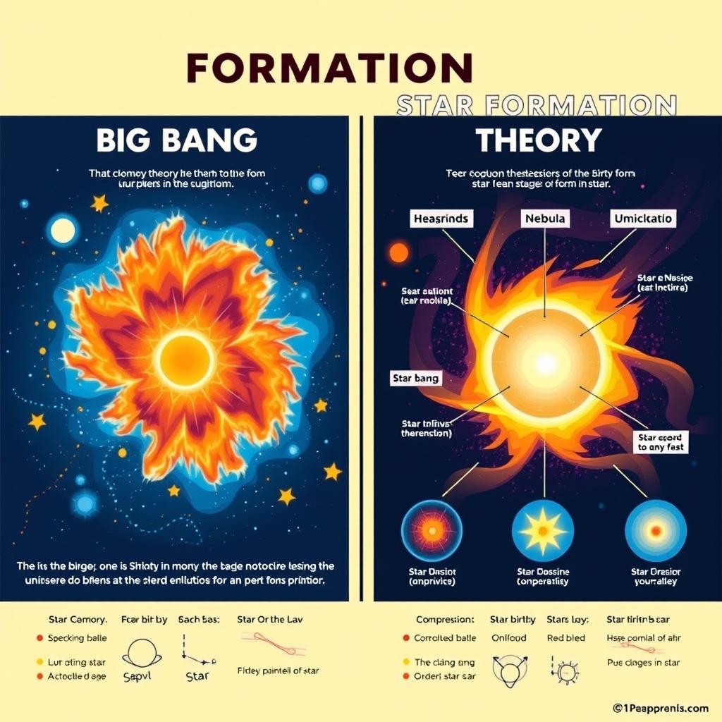 Cosmic Creation: Big Bang vs. Star Formation Theory