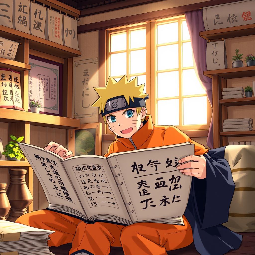 Naruto & Sasuke: Study Buddies