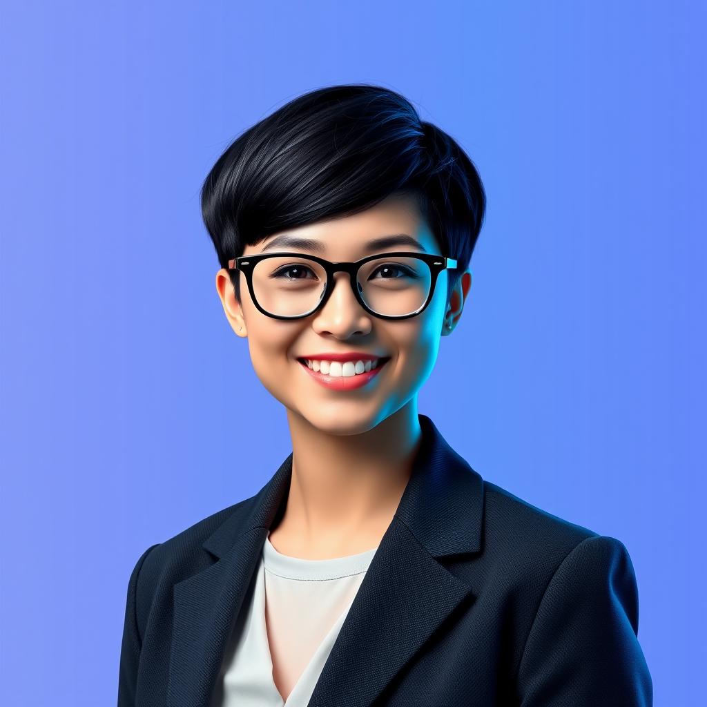 Stylish Digital Profile: Confident & Trendy