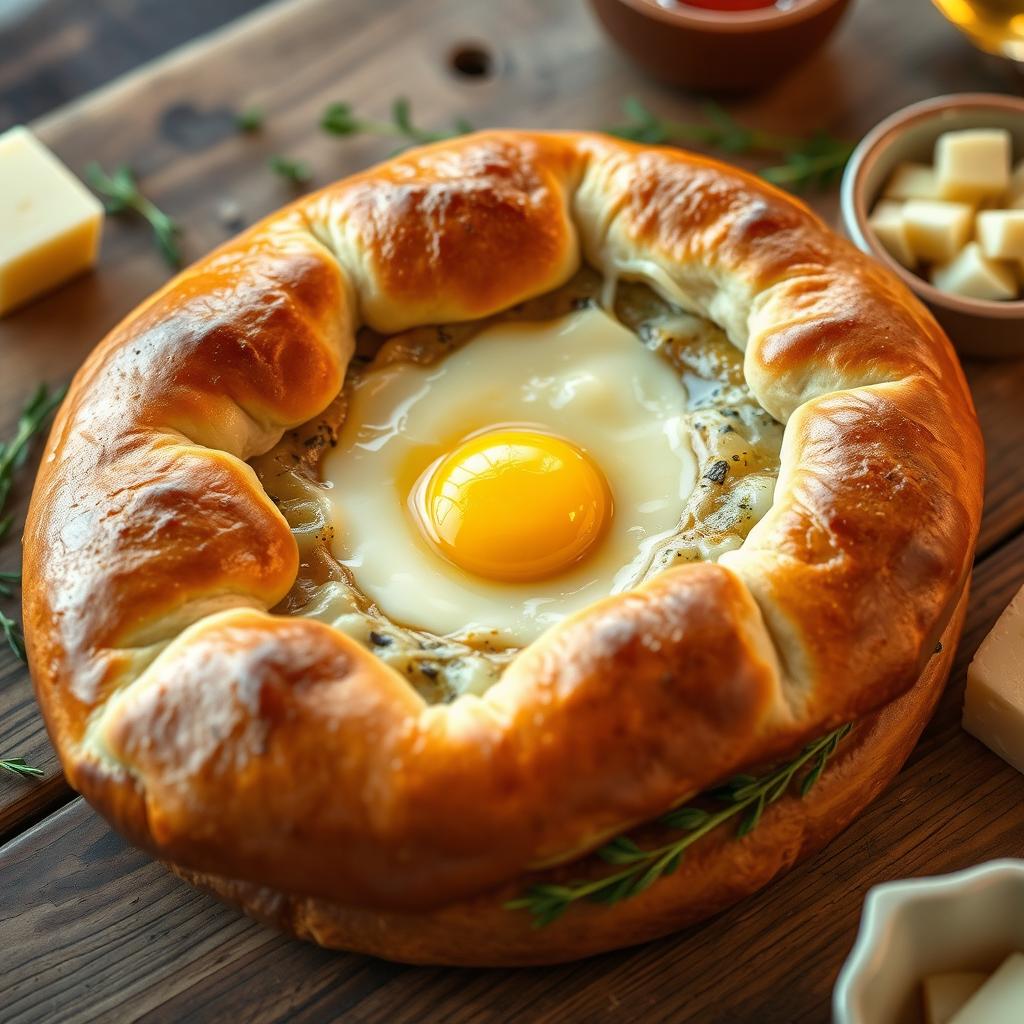 Savor the Delight of Adjaruli Khachapuri