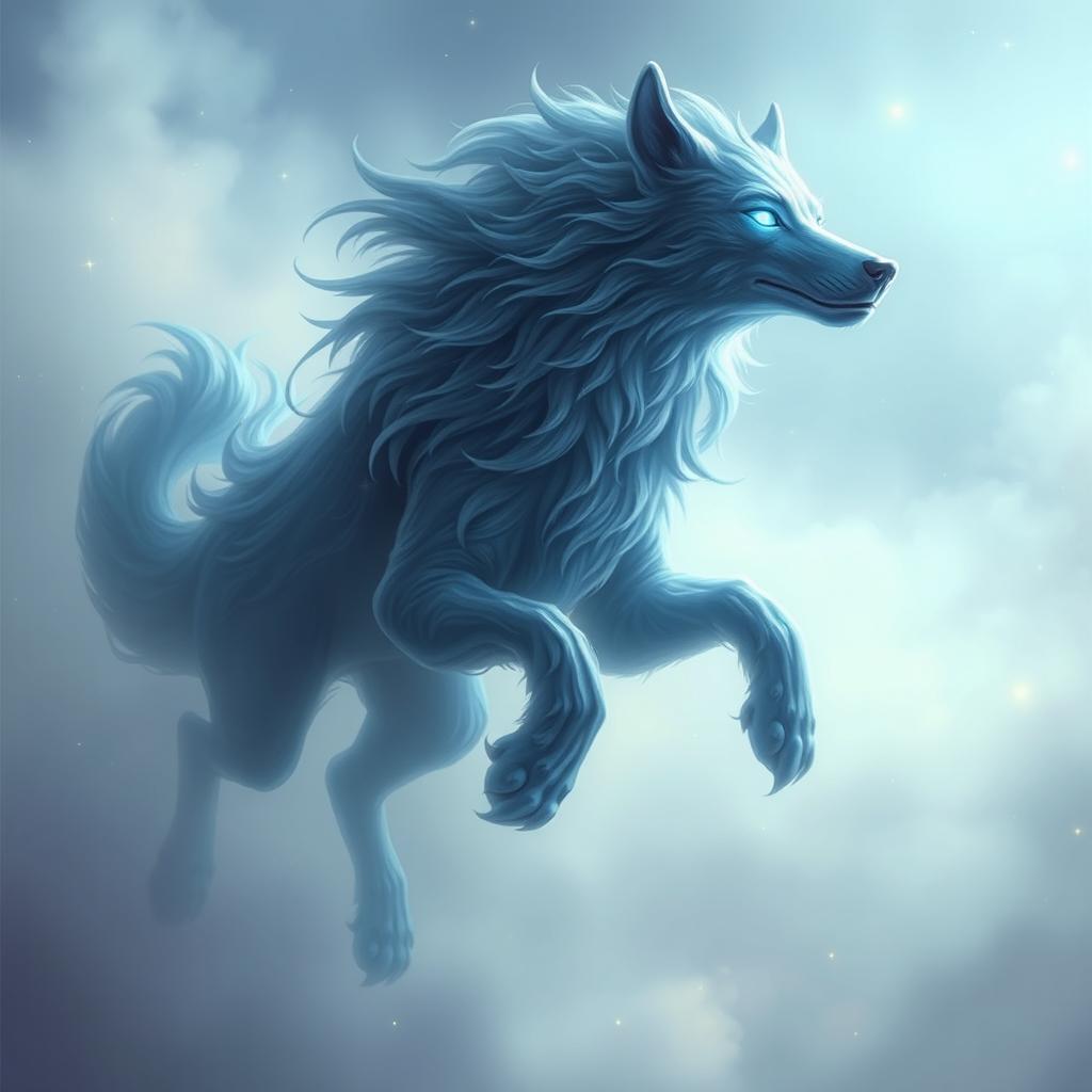 Meet Yara: The Majestic Spectral Dog