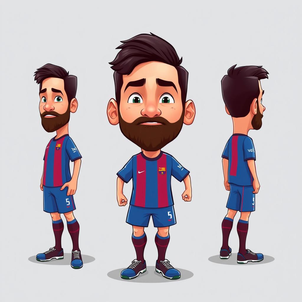 Create Your Own Messi-Inspired Cartoon Avatar