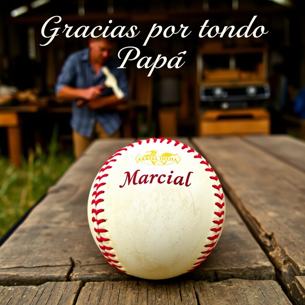 Marcial's Rustic Baseball: A Timeless Treasure