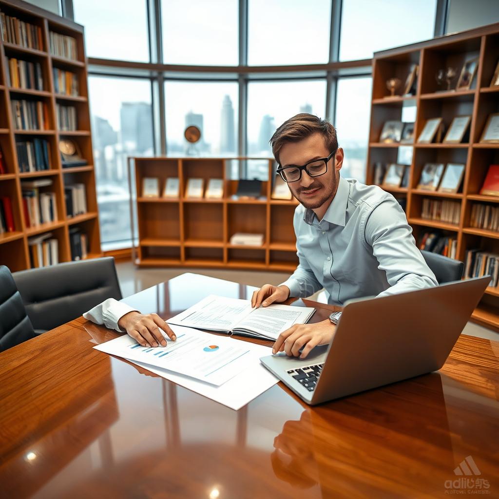 Unlock Insights: The Young Auditor at Work