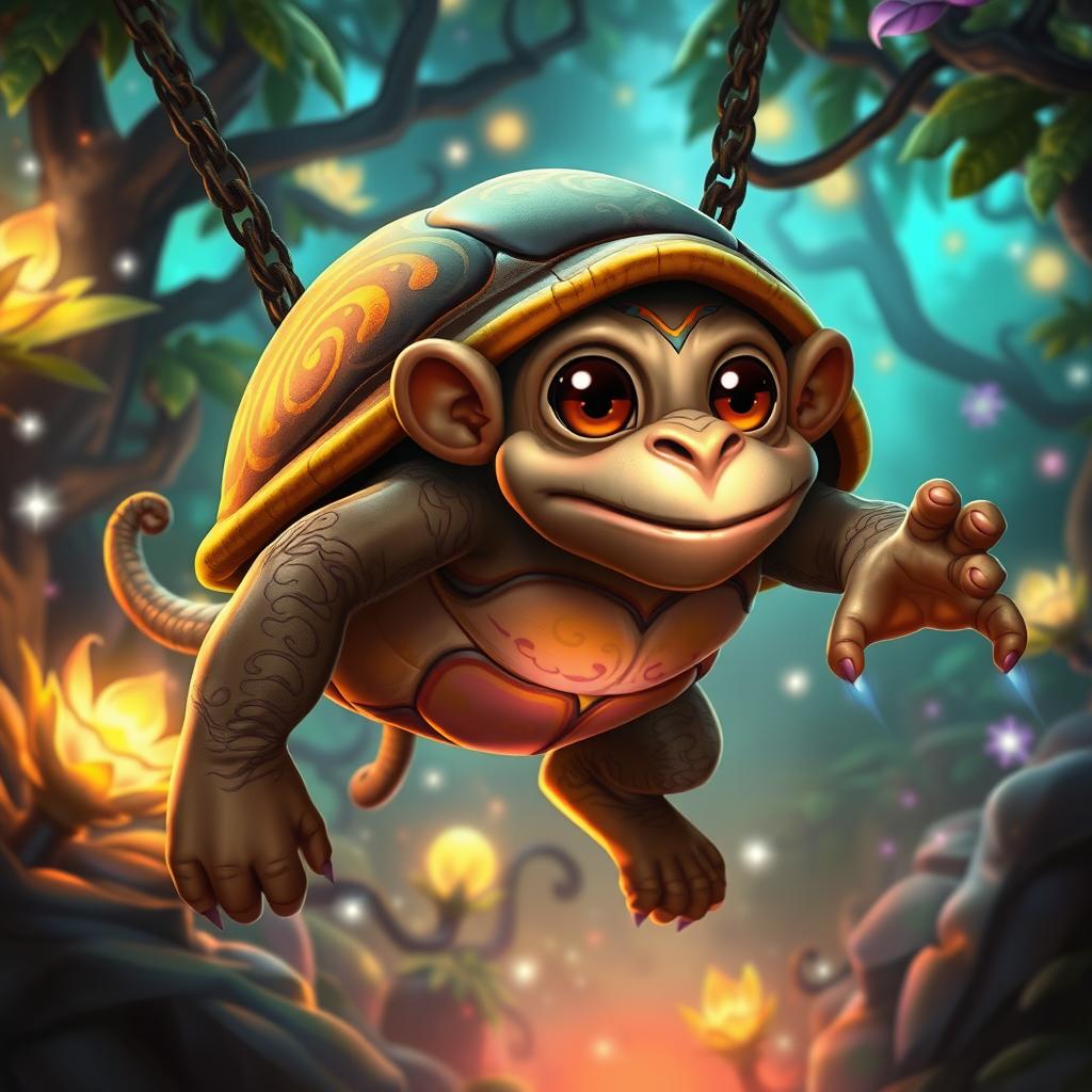 Meet the Enchanted Turtle-Monkey Hybrid