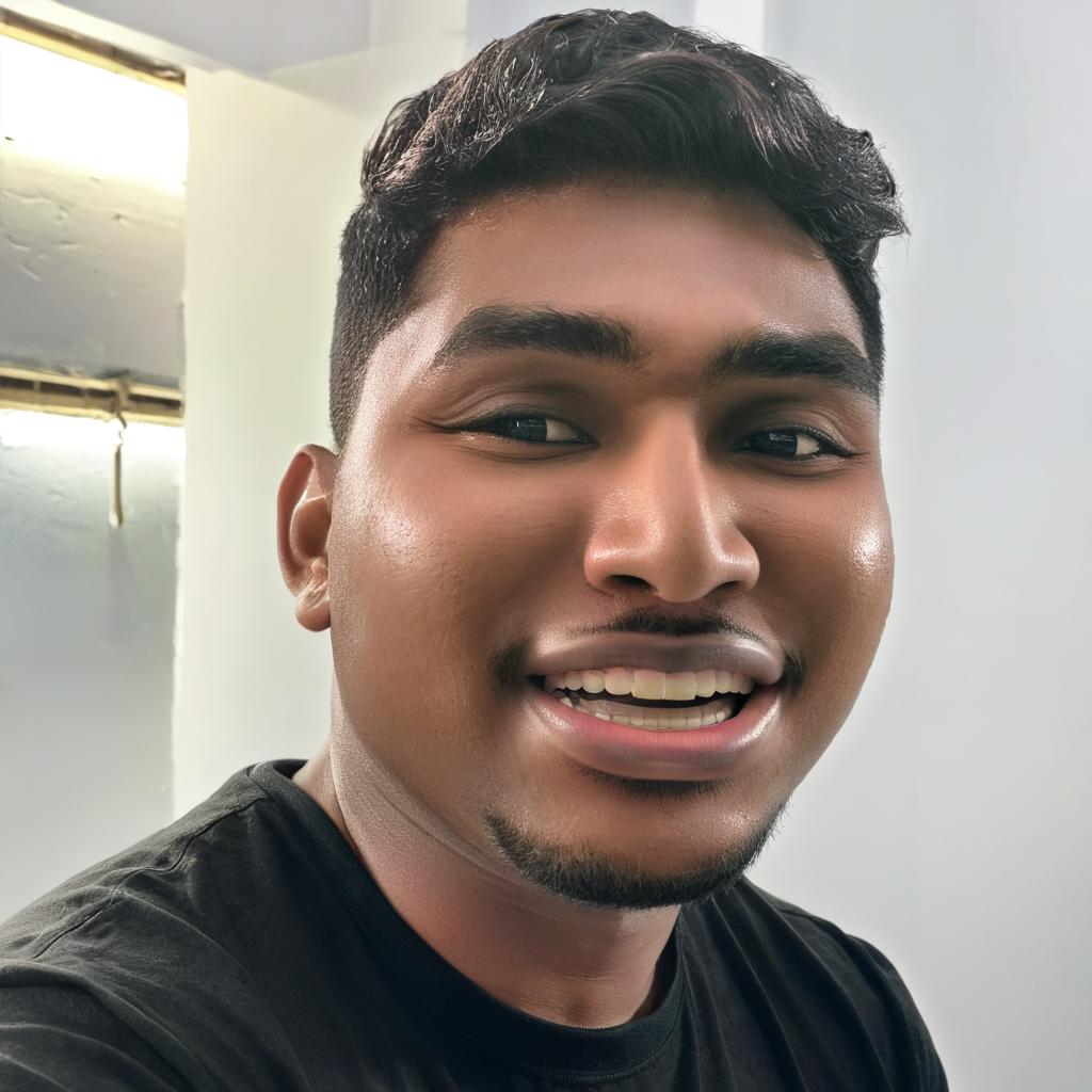 Emotional Portrait of Joy and Sorrow: A Young Man's Dual Expression