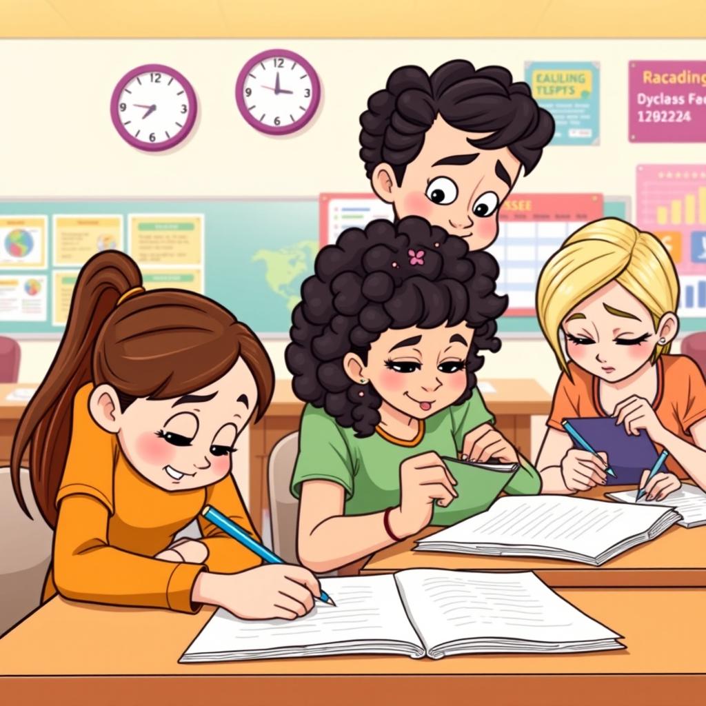 Bright Classroom Exam: Friends in Focus
