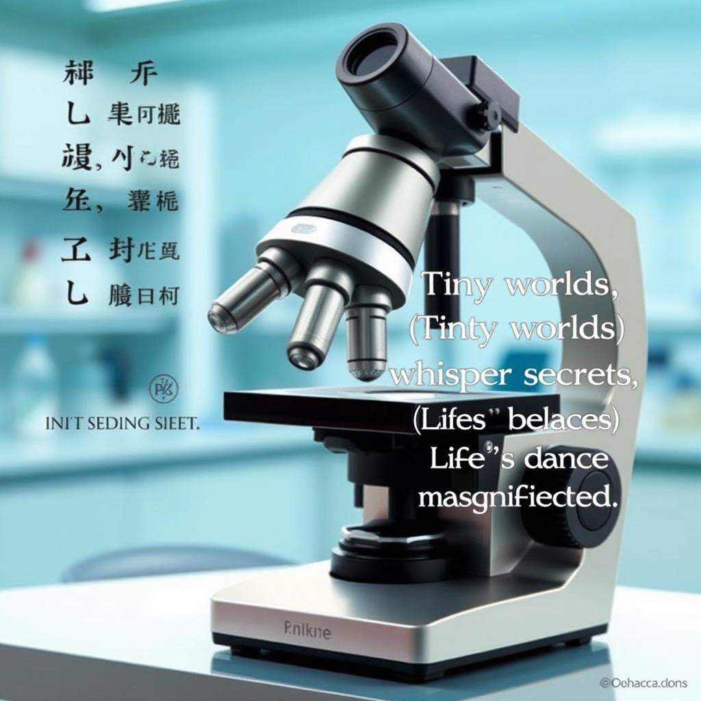 Tiny Worlds Revealed: A Microscope Haiku
