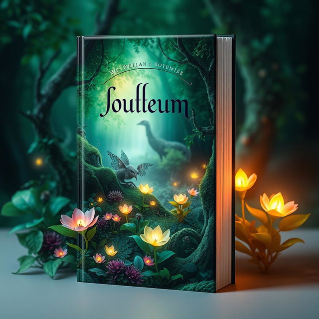 Enchanting Book Cover: Mystical Forest
