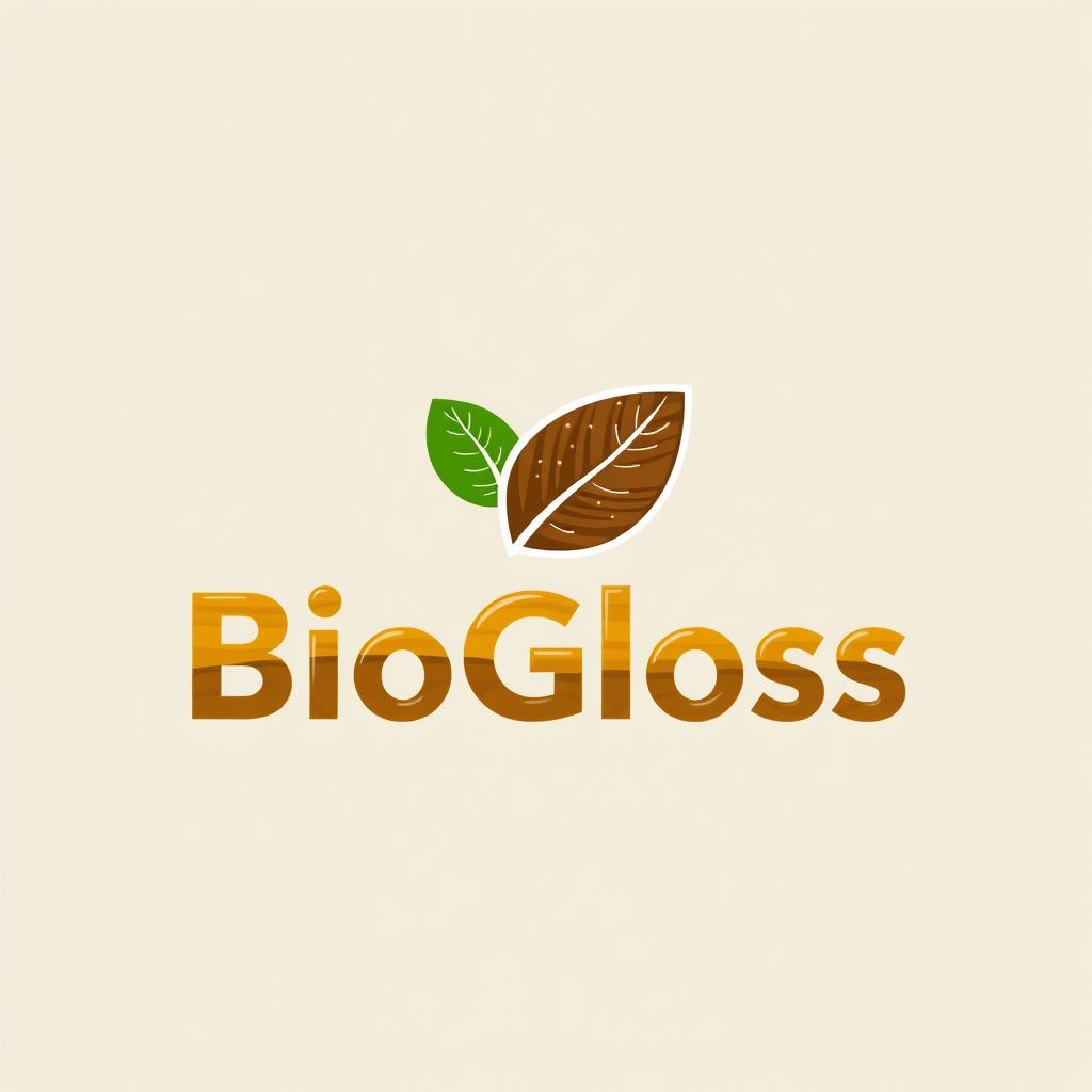 BioGloss Logo Design: Sleek & Modern