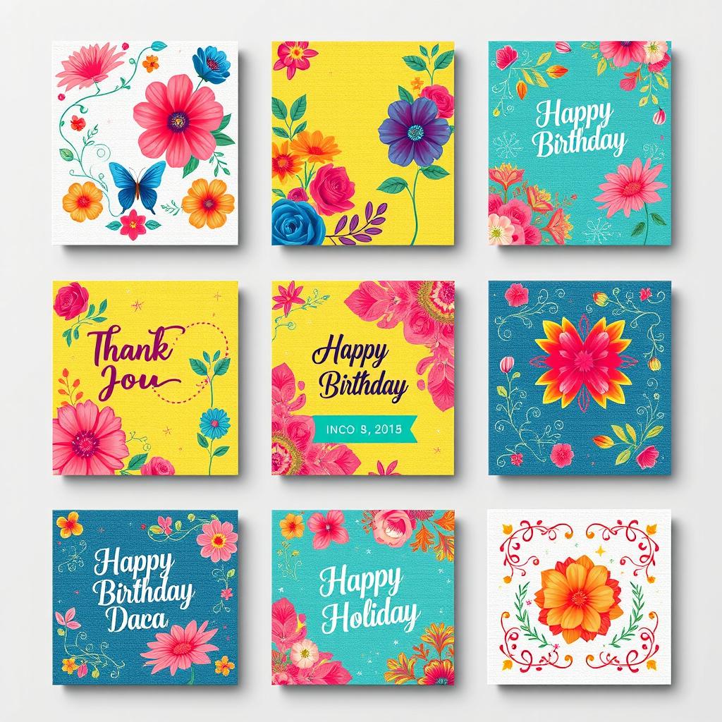 Vibrant Greeting Card Designs: Unleash Your Creativity