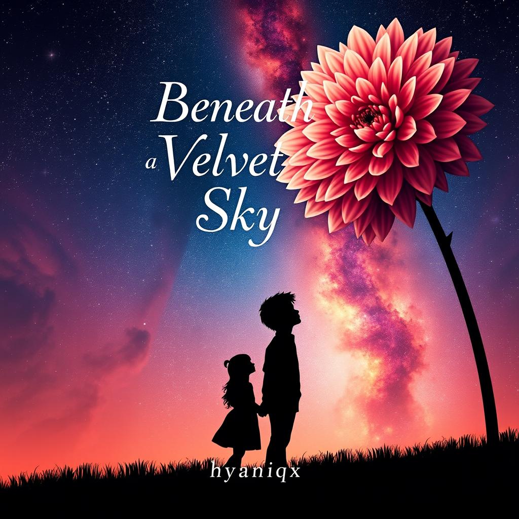Beneath a Velvet Sky: A Captivating Book Cover