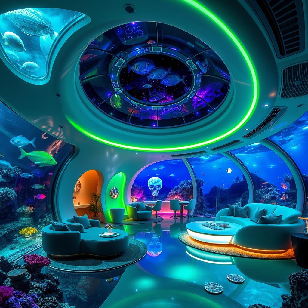 Dive into the Future: Alien-Themed Underwater Hotel