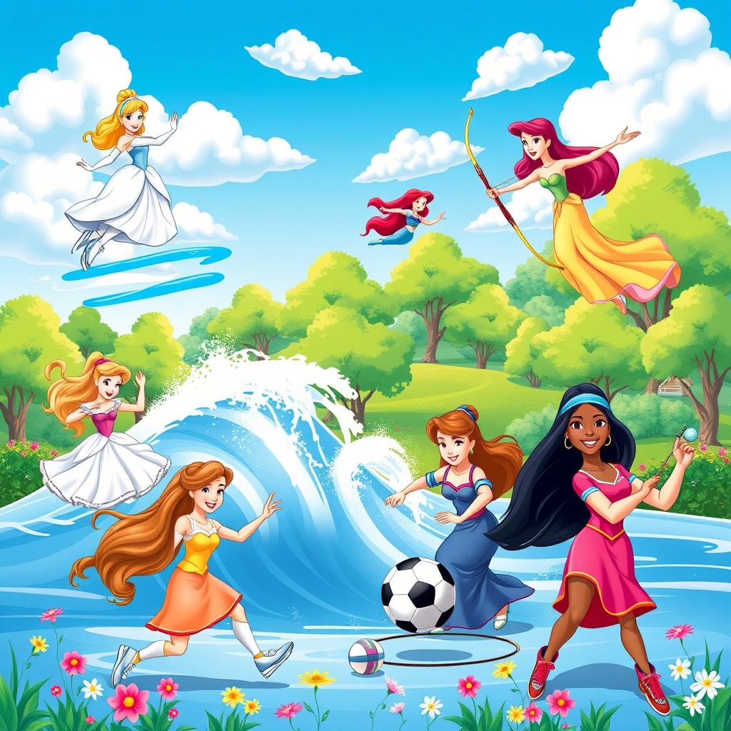 Disney Princesses in Action: Sports Extravaganza!