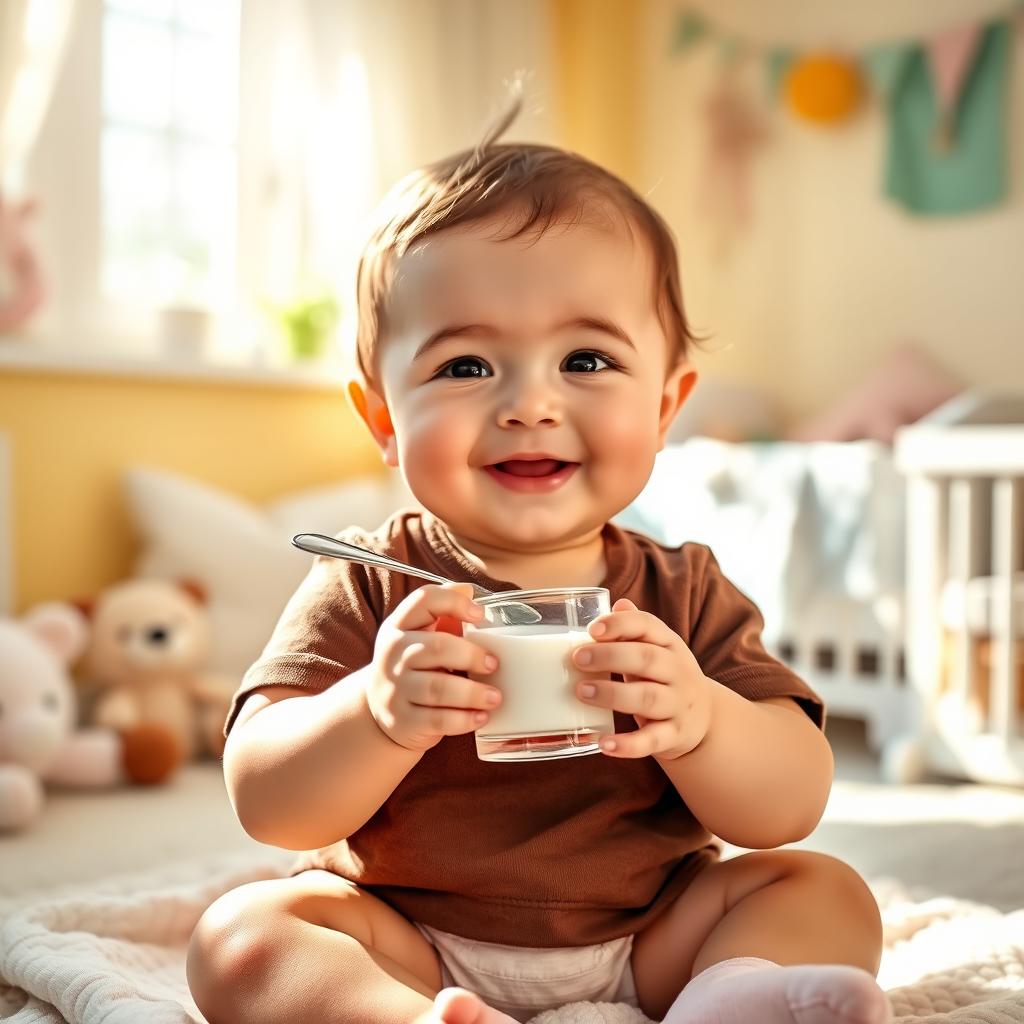 Adorable Baby Bliss in a Colorful Nursery
