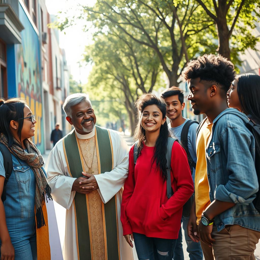 Community Connection: A Vibrant Street Scene