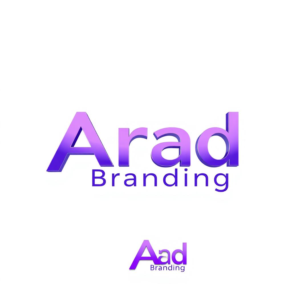 Arad Branding 3d Logo Design