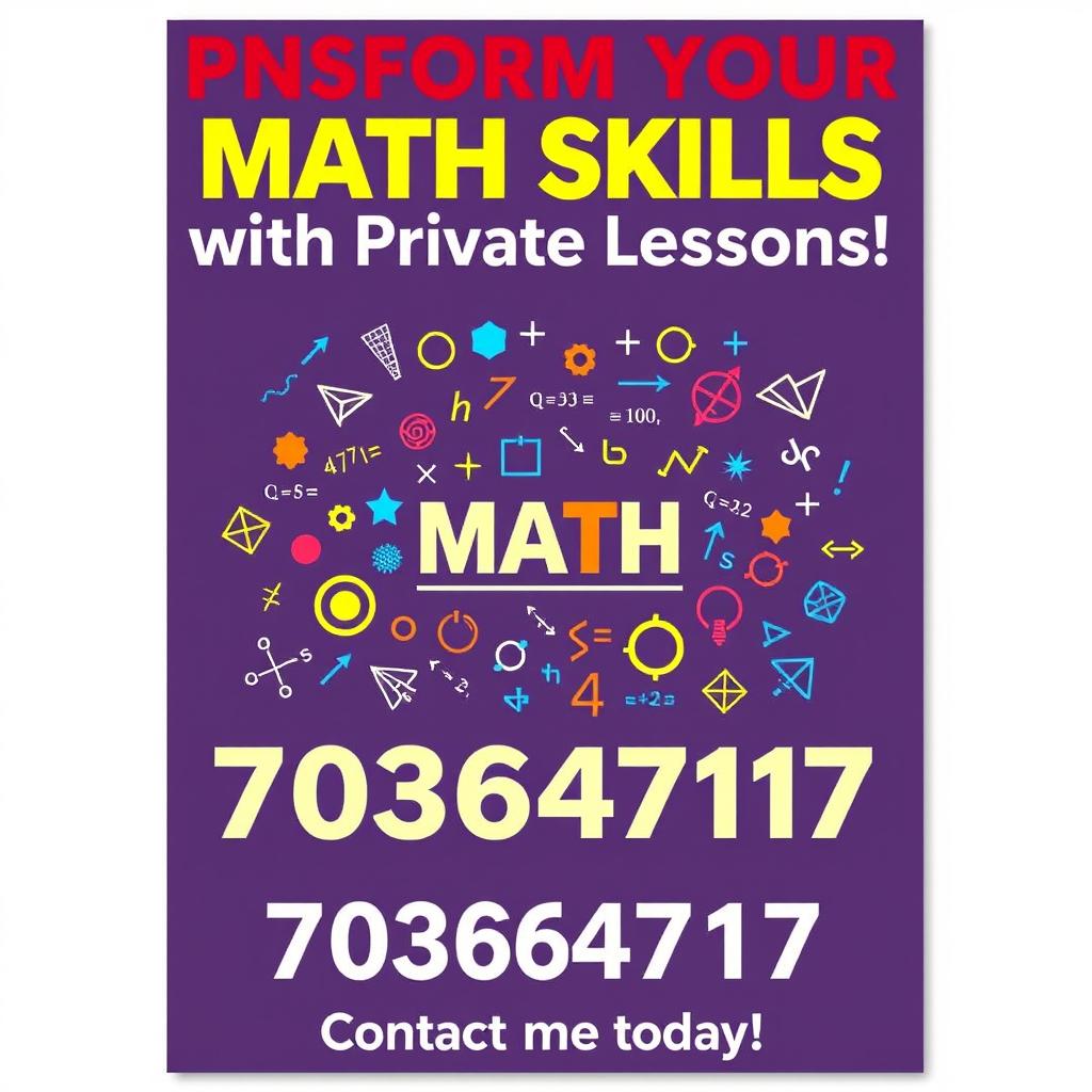Transform Your Math Skills with Private Lessons!