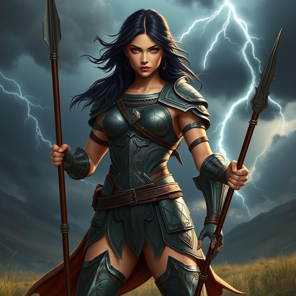 Unleash Your Inner Warrior: Dynamic Female Fighter